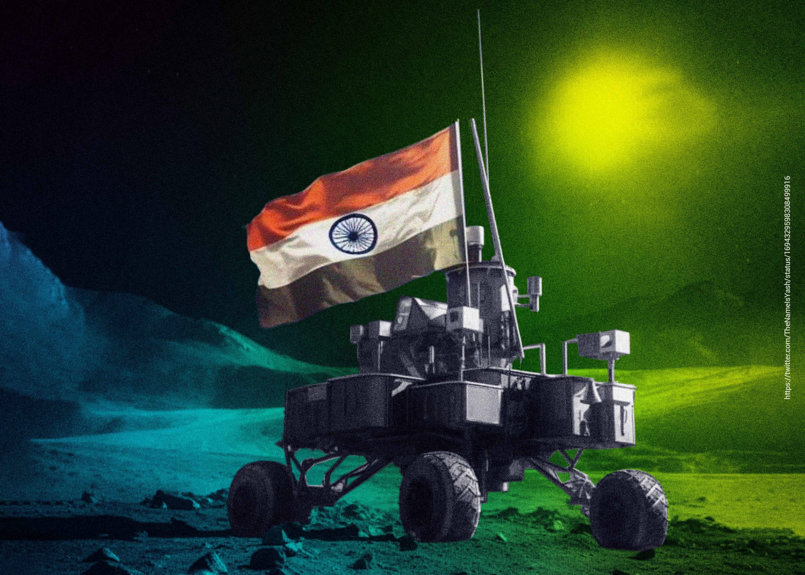 Índia torna-se 4º país a chegar na Lua